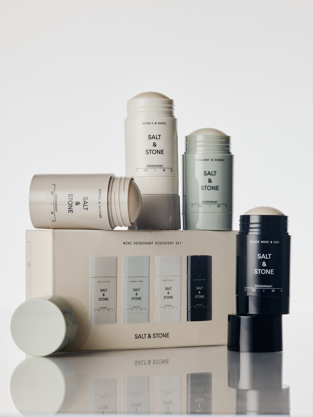 Mini Deodorant Discovery Set - Salt & Stone
